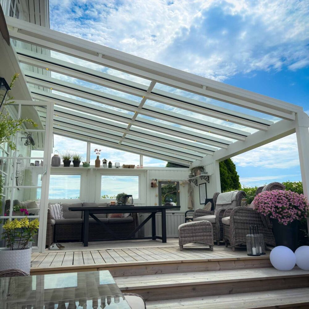 Tak over terrassen: Bygge selv eller velge en pergola i aluminium ...